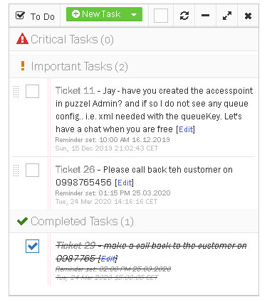 Using the dashboard | Puzzel Help Centre